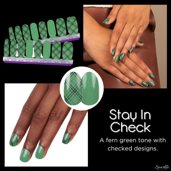 Color Street | Makeup | Stay In Check Color Street Dry Nail Polish ...